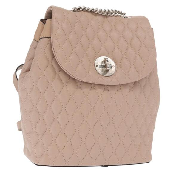 Bally | Bags | Bally Backpack Leather Pink Silver Auth 59289 | Poshmark